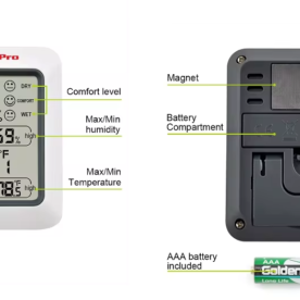 ThermoPro TP50 Digital Indoor Hygrometer- Temperature Humidity Meter ...